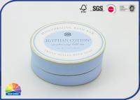 China Printed Oval Soap Oblong Paper Package Tube Matte Lamination Customized Size for sale