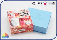 China Magnetic Flap Lid Gift Box With Printed Sleeve Cosmetic Set Package for sale