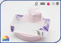 China FSC 0.4mm Plastic Folding Clear Packaging Box UV Offset Print for sale