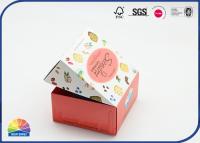 China 4C Print 350Gsm Folding Carton Box Cookies Hinged Lid Food Box for sale