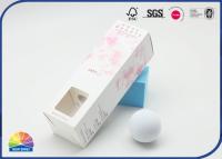 China Custom Printing 350 Gsm Folding Carton Box With Clear PVC Window for sale