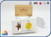 China Silver Gold Card Paper Folding Carton Drawer Box With Paper Insert for sale
