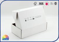 China 250 Gsm Green Kraft Paper Corrugated Mailer Box Logo Customized for sale