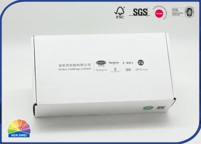 China 250 Gsm Green Kraft Paper Corrugated Mailer Box Logo Customized for sale