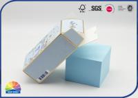 China Embossed Gold Logo Printed Folding Carton Box Premium Perfume Package for sale