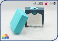 China Butterfly Knot Drawer Gift Box With PET Insert Die Cut Window for sale