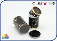 China Kraft Cylinder Tubes Packaging Aluminum Foil Inner With Iron Covering for sale