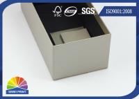 China Grey Luxurious Printed Rigid Art Paper Gift Box / Custom Logo Sunglass Packaging Boxes for sale