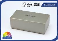 China Grey Luxurious Printed Rigid Art Paper Gift Box / Custom Logo Sunglass Packaging Boxes for sale