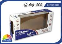 China Matte Lamination Printed Paper Corrugated Mailer Box With Clear Product Display Windows for sale