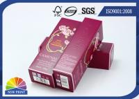 China Red Paper Cosmetic Box / Face Cream Packaging Box / Custom Cosmetic Packaging for sale
