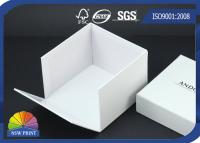 China Custom Logo Printed Paper Jewelry Box / Jewellery Gift Boxes / White Jewelry Packaging Boxes for sale