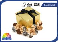 China Christmas Folding Carton Box For Food / Candy / Chocolate / Cake Packaging Boxes for sale
