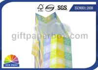 China High Grade Paper Gift Wrapping Bags for Baby Showers Packaging with Ribbon Handle for sale