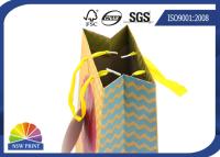 China Full Color Printing Custom Brown Kraft Paper Bags For Birthday Gift Packaging for sale