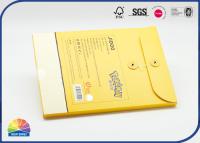 China Matte Lamination Folding Carton Box Envelope Gift Box With Rivet for sale