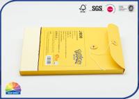 China Matte Lamination Folding Carton Box Envelope Gift Box With Rivet for sale