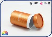 China Logo Sliver Stamping Paper Packaging Tube Storage Container for sale