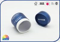 China Logo Sliver Stamping Paper Packaging Tube Storage Container for sale