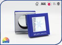 China CMYK Printing Handmade Paper Gift Box With Paper Insert Die Cut Window for sale