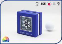 China CMYK Printing Handmade Paper Gift Box With Paper Insert Die Cut Window for sale