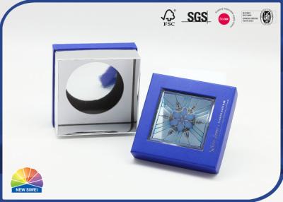 China CMYK Printing Handmade Paper Gift Box With Paper Insert Die Cut Window for sale