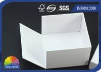 China Logo Print Cardboard Paper Jewelry Gift Boxes Large White Gift Box for sale