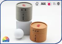 China Gold Hot Stamping Paper Tube Gift Box Soy Candles Package for sale