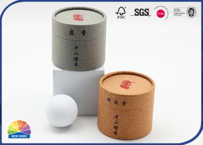China Gold Hot Stamping Paper Tube Gift Box Soy Candles Package for sale