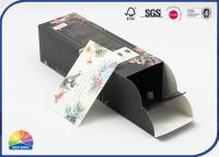 China Logo Gold Stamping Folding Carton Box Aromatherapy Gift Box With Plastic Piston for sale