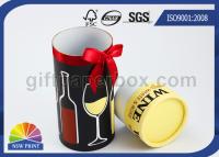 China Custom Printing Paper Packaging Tube / Paper Can for Gift or Wine Glass Bottle Wrapping for sale