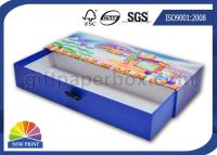 China Custom Rectangle Rigid Cardboard Drawer Gift Box for Soap / Candle / Cosmetic Packaging for sale