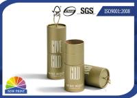 China Tea / Cosmetic / Skincare Paper Packaging Tube / Luxury Recycled Custom Paper Tubes for sale