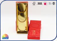 China Spot UV 4C Printed Present Gift Box With Gold Stamping Paper Insert for sale