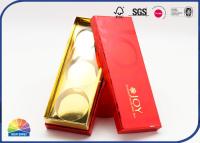 China Spot UV 4C Printed Present Gift Box With Gold Stamping Paper Insert for sale