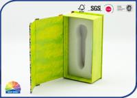 China CMYK Printing Hinged Lid Gift Box With Pearl Wool Insert for sale