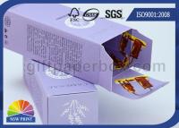 China Embossing Folding Carton Box / Reusable Art Paper Perfume Boxes for sale