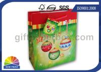 China Christmas / Birthday / Festival Wrapping Paper Gift Bag with Customized Logo Printing for sale