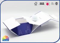 China 4C Printing Collapsible Cosmetic Gift Packaging Paper Box 1200gsm for sale