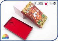 China Rectangle Hot Stamping Drawer Paper Box For Cosmetics Packaging CMYK for sale