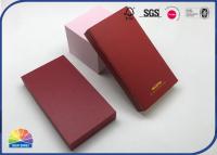 China Rectangle Hot Stamping Drawer Paper Box For Cosmetics Packaging CMYK for sale
