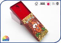 China Rectangle Hot Stamping Drawer Paper Box For Cosmetics Packaging CMYK for sale