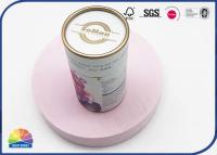 China 4C Print Round Paper Packaging Tube Embossing Inner Eco Friendly for sale