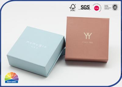 China Necklace Bracelet Package Paper Gift Boxes With Magnetic Hinged Lid Matte Lamination for sale
