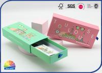 China 157gsm Coated Paper Sliding Drawer Box For Eyewear Packaging for sale