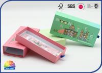 China 157gsm Coated Paper Sliding Drawer Box For Eyewear Packaging for sale
