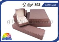 China Small Custom Hinged Lid Gift Box With Foam Inside , Matt Lamination for sale