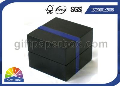 China Black Red Pink Custom Elegant Girls Jewelry Box with Glossy Matt Laminated for sale