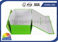 China Logo Printed Custom Cardboard Paper Collapsible Box for Clothing Garment Apparel for sale
