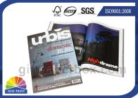 China Professional Glossy Magazine / Brochure Printing Service With Art Paper Or Fancy Paper for sale